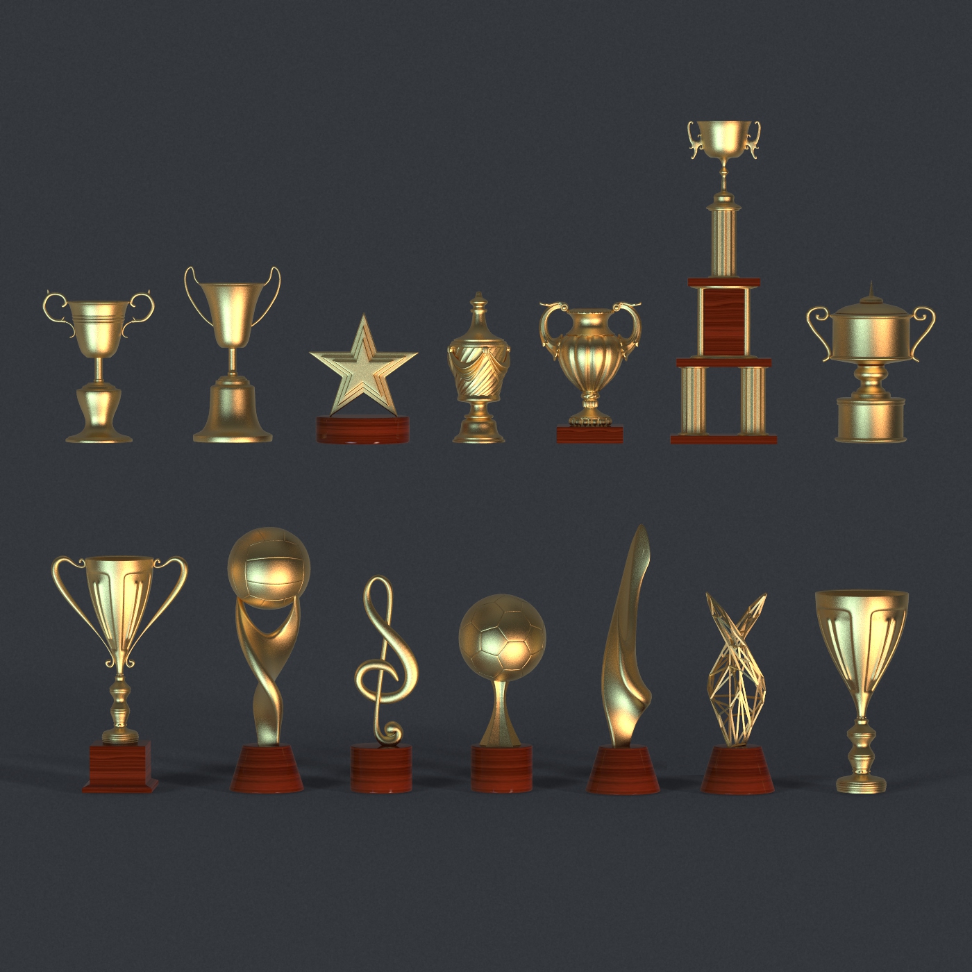 Trophy Collection by creativejungle007 | 3DOcean