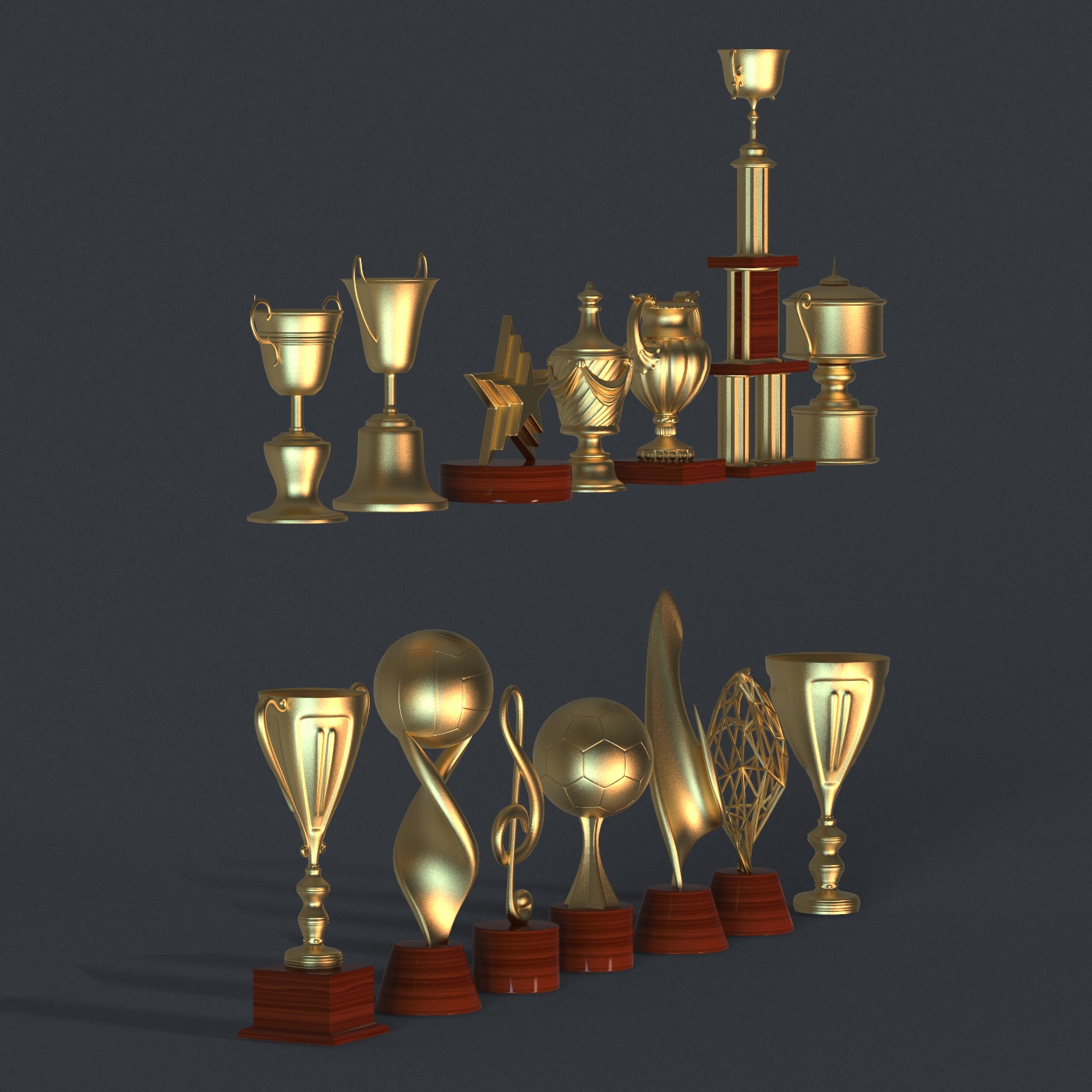 Trophy Collection by creativejungle007 | 3DOcean