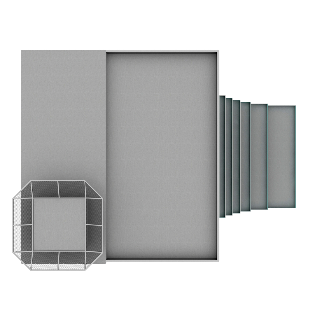 Simple Skyscraper Model with Terraces by Aderans3D | 3DOcean