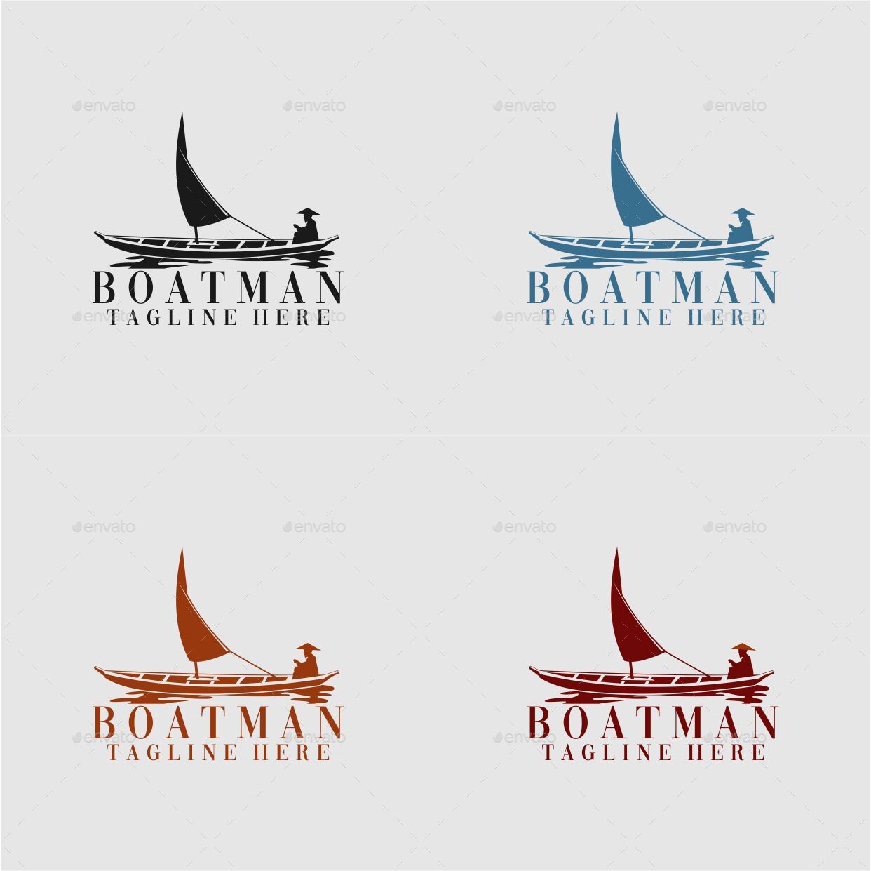 Boatman Logo, Logo Templates | GraphicRiver