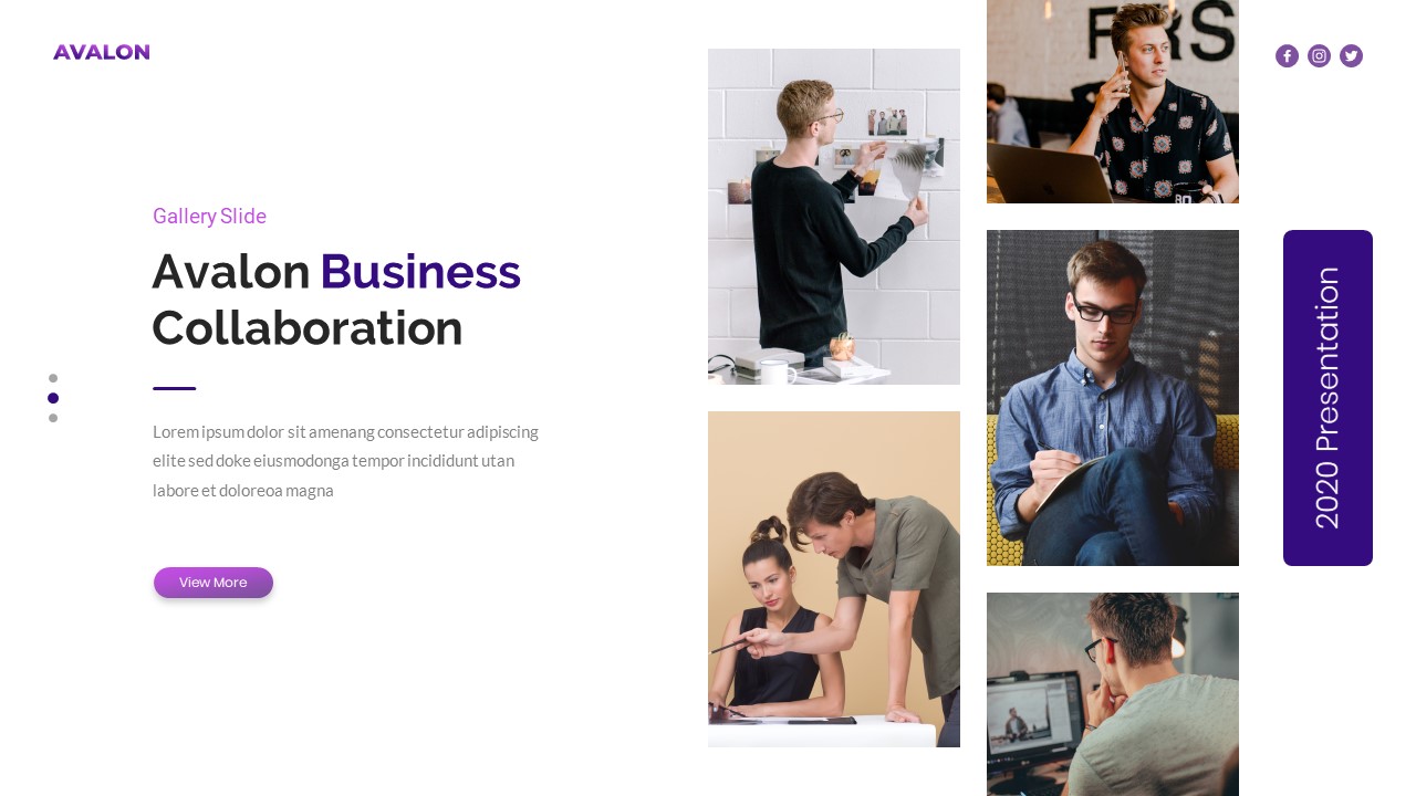 Avalon - Business PowerPoint Template, Presentation Templates ...