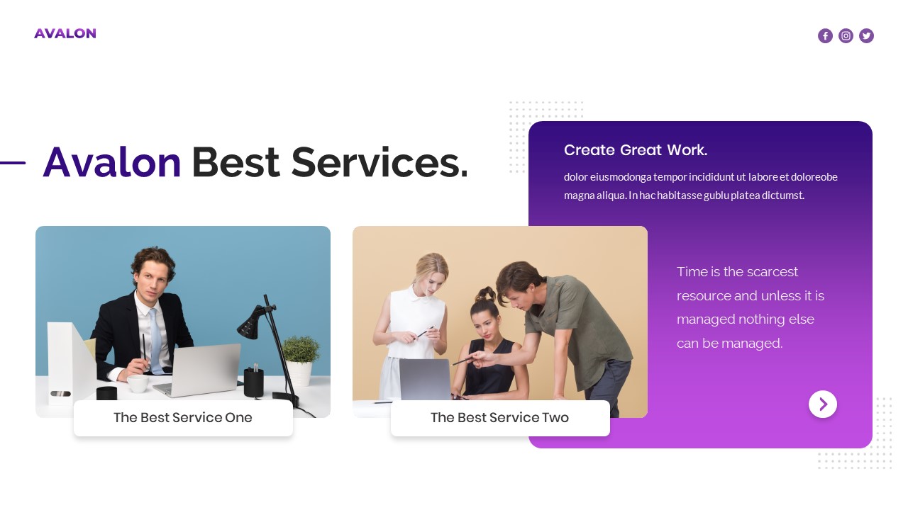 Avalon - Business PowerPoint Template, Presentation Templates ...