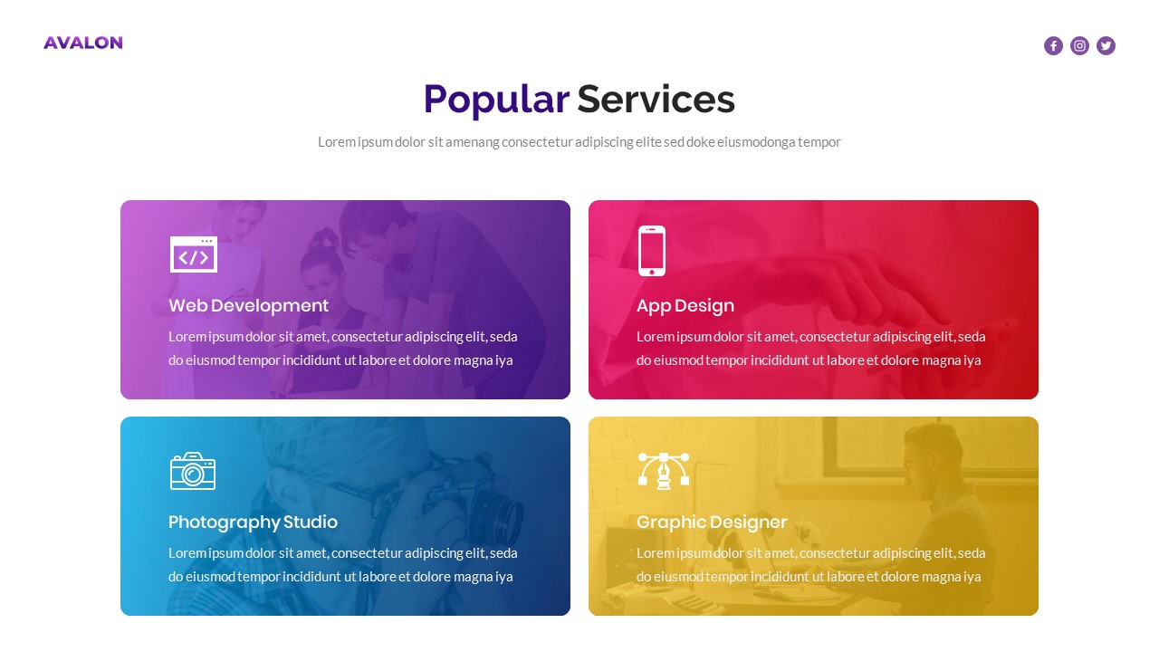 Avalon - Business PowerPoint Template, Presentation Templates ...
