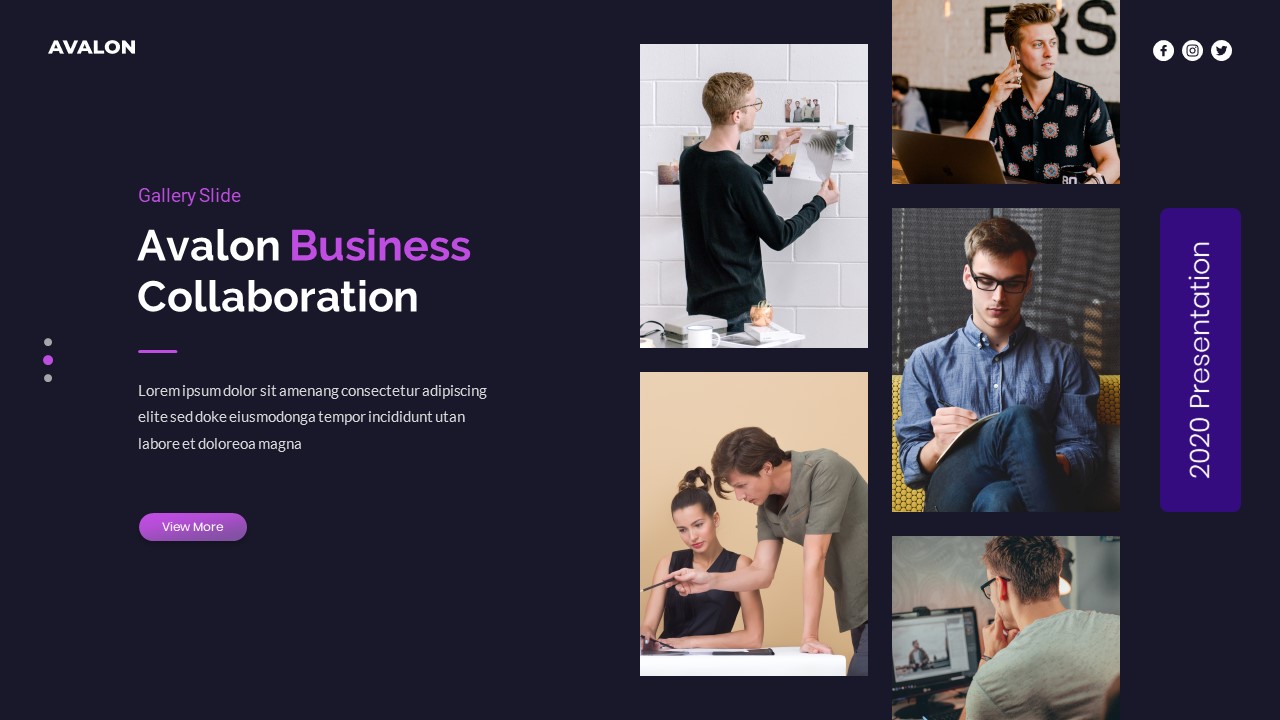 Avalon - Business PowerPoint Template, Presentation Templates ...