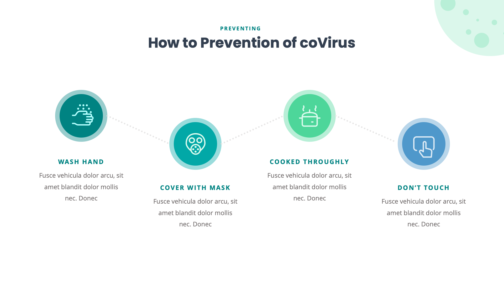 Covirus - Disease & Virus Powerpoint Template, Presentation Templates