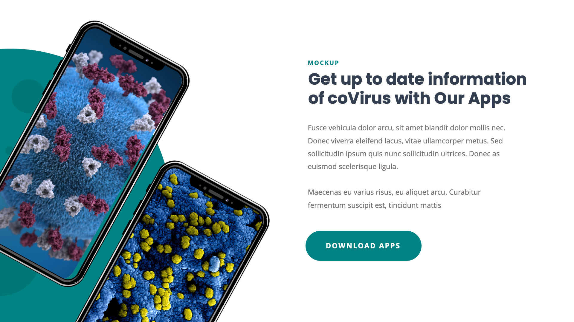 Covirus - Disease & Virus Google Slides Template, Presentation Templates