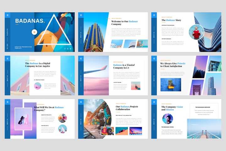 Creative and Elegant Google Slides Bundle Vol.1, Presentation Templates