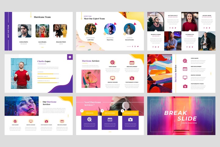 Creative and Elegant Google Slides Bundle Vol.1, Presentation Templates