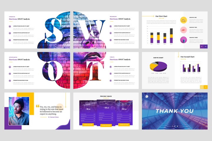 Creative and Elegant Google Slides Bundle Vol.1, Presentation Templates
