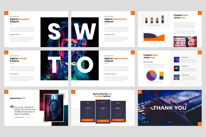 Creative and Elegant Google Slides Bundle Vol.1, Presentation Templates