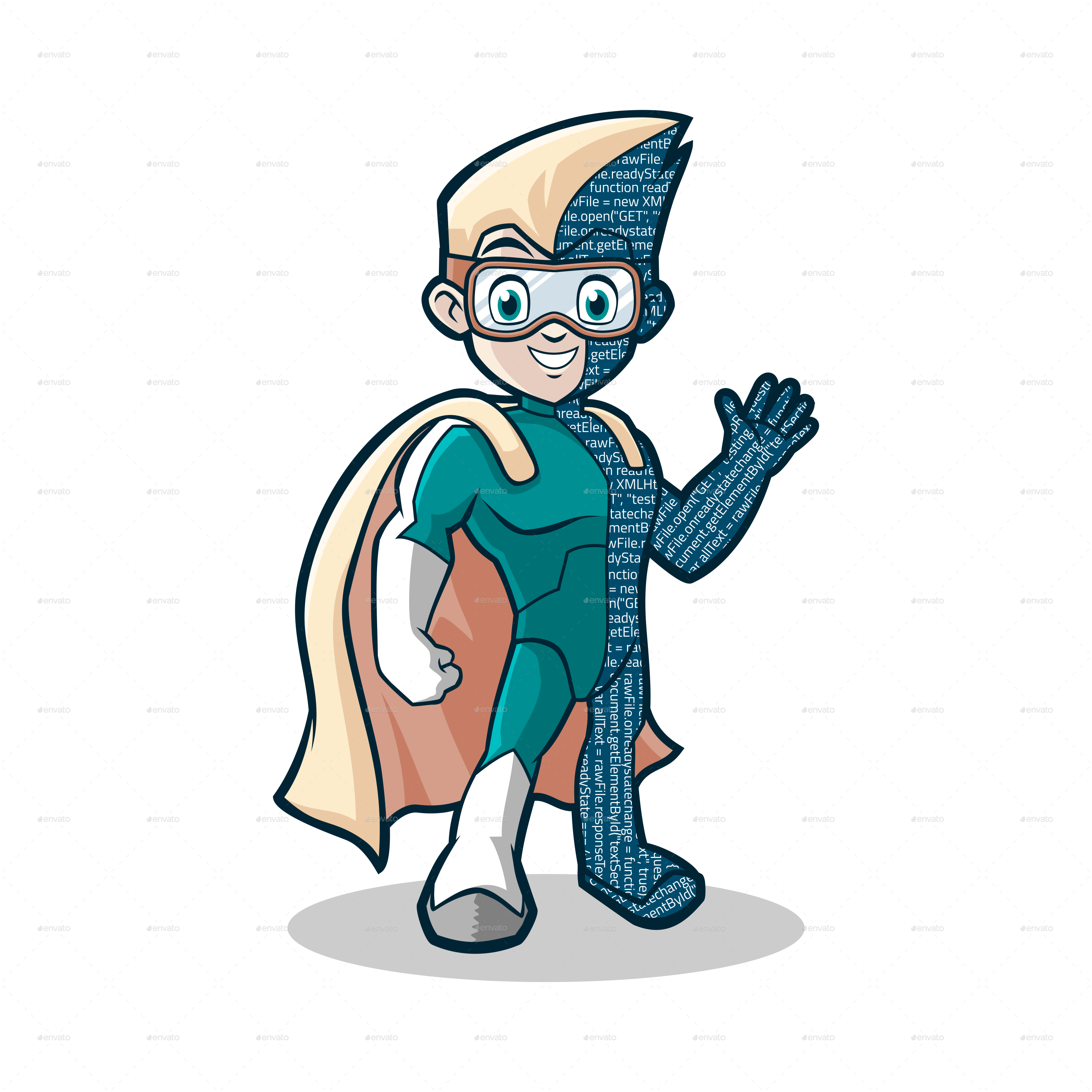 Super Hero Mascot, Vectors | GraphicRiver