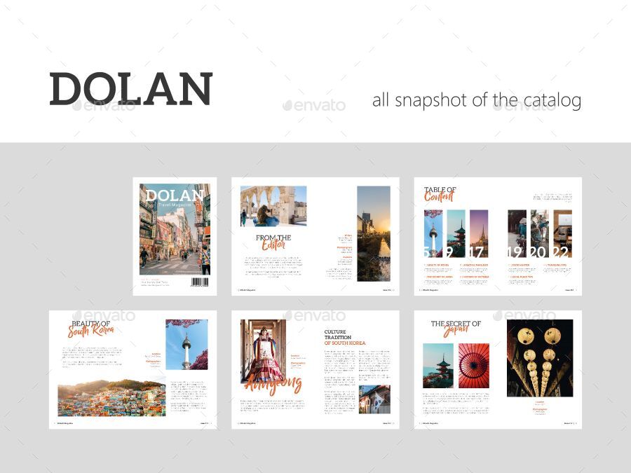 Dolan Travel Magazine, Print Templates | GraphicRiver