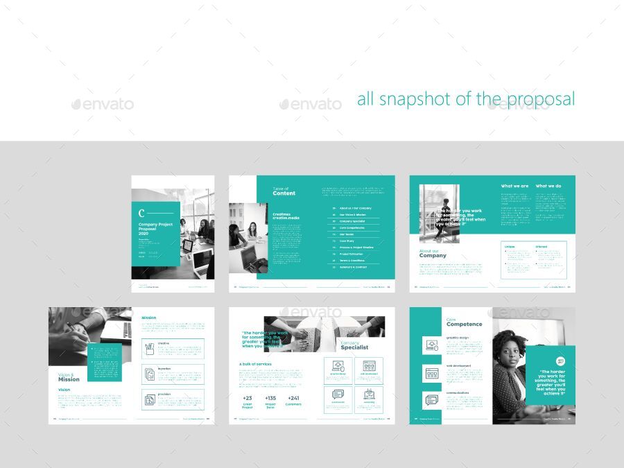 Company Project Proposal Vol. 4, Print Templates | GraphicRiver