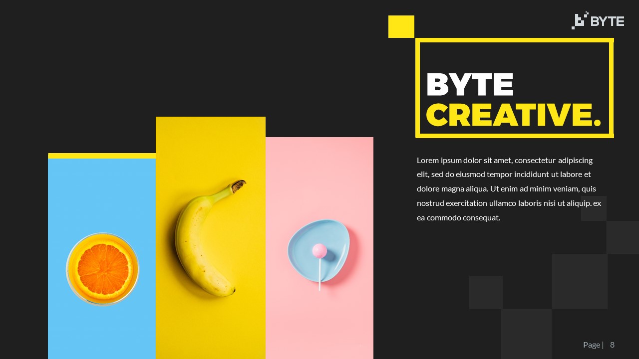 Byte Creative Presentation Template by dijimedia | GraphicRiver