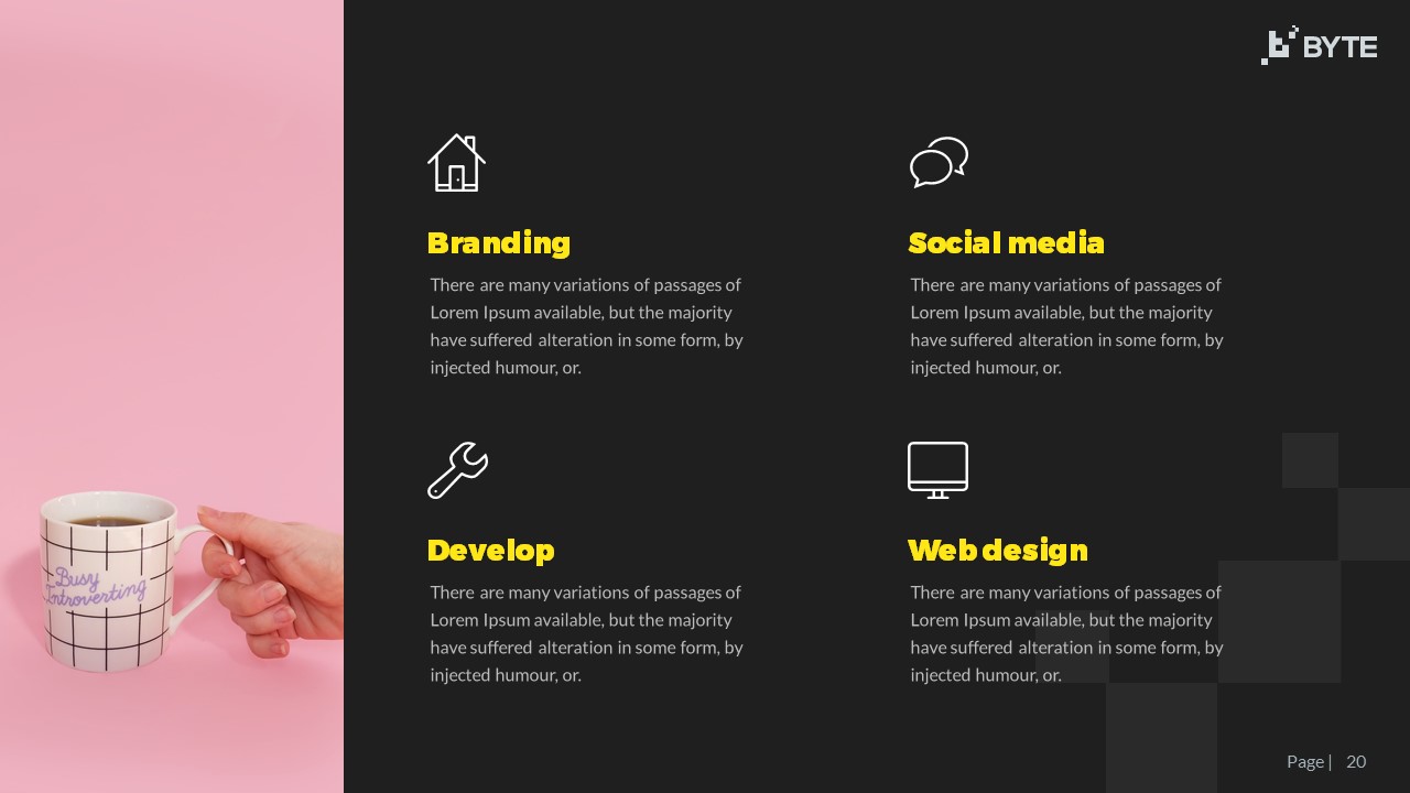 Byte Creative Presentation Template by dijimedia | GraphicRiver