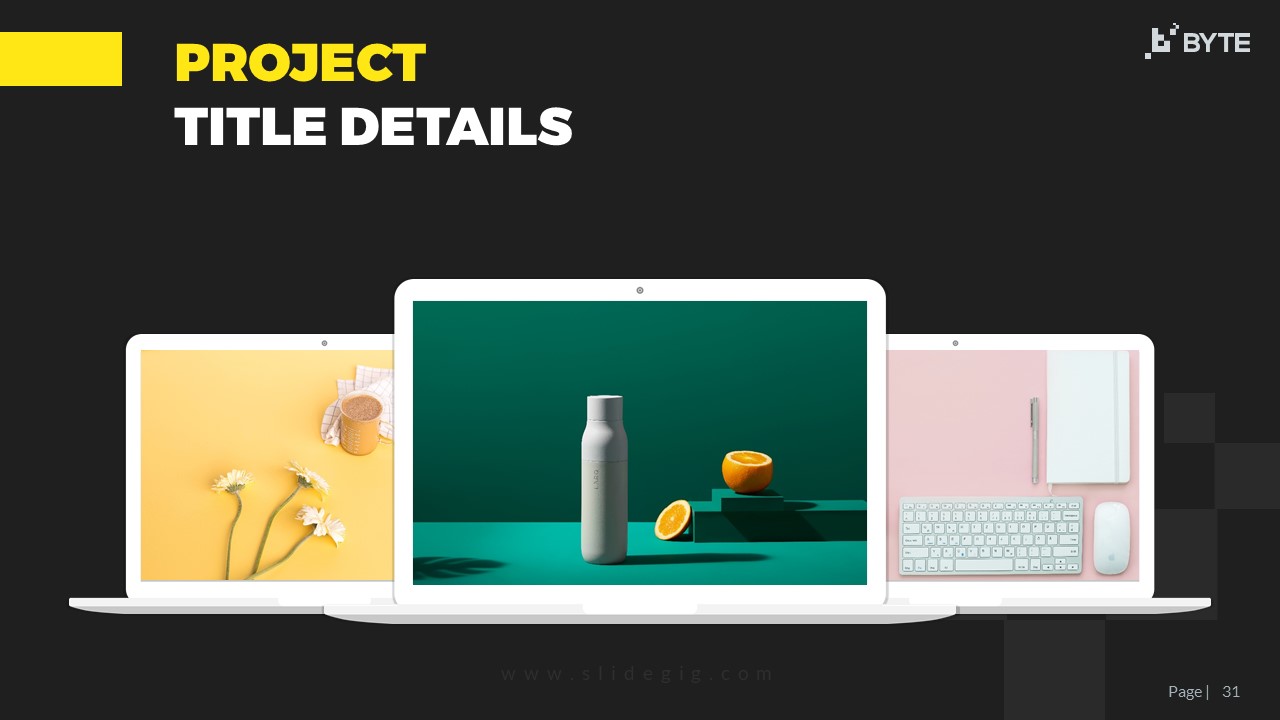 Byte Creative Presentation Template by dijimedia | GraphicRiver