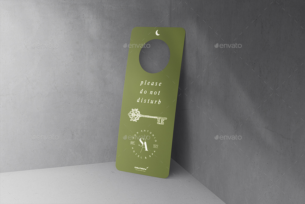 Door Handle Signage Mock-Ups Vol.1, Graphics | GraphicRiver