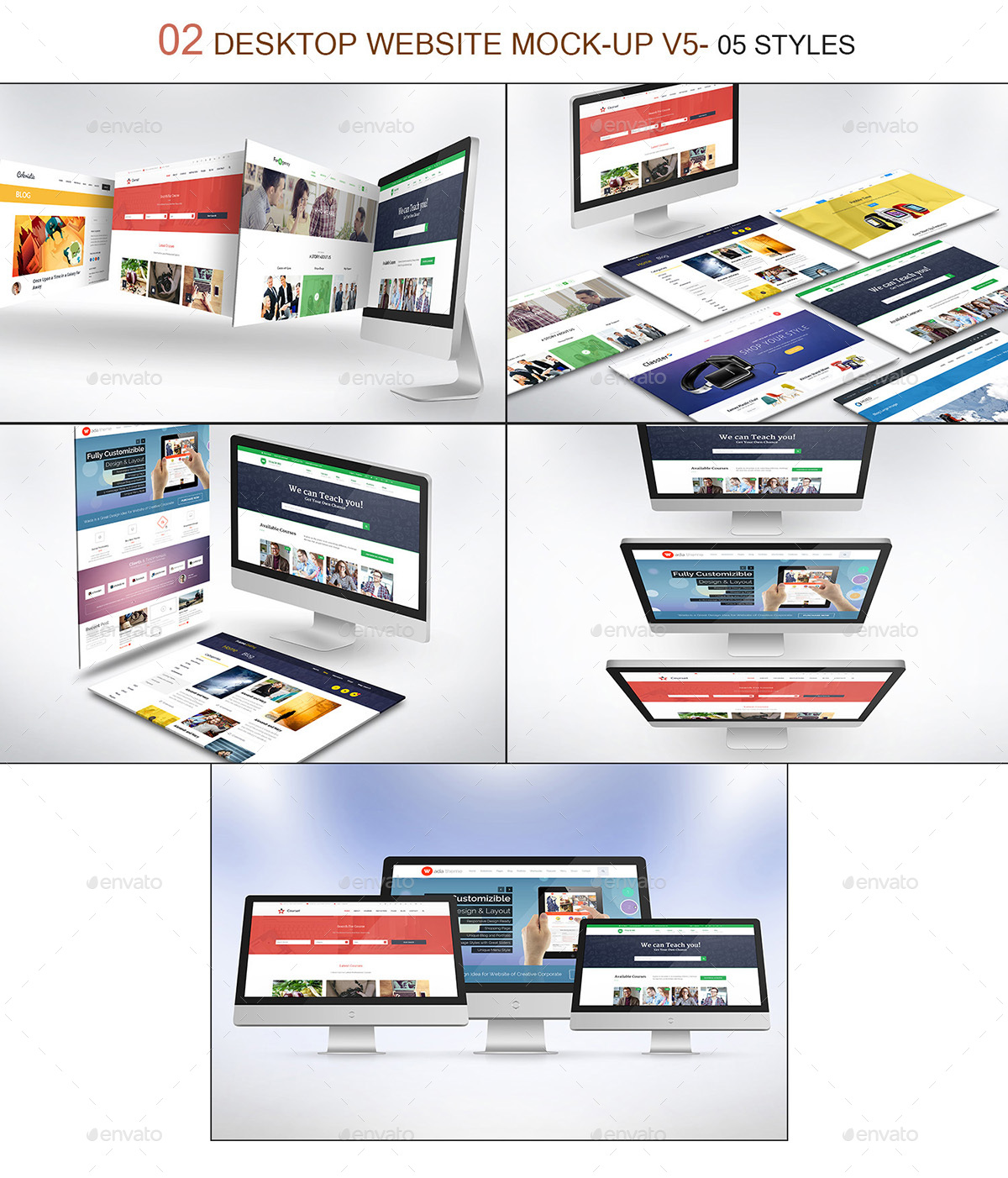 Website Mock-Up Bundle 05, Graphics | GraphicRiver