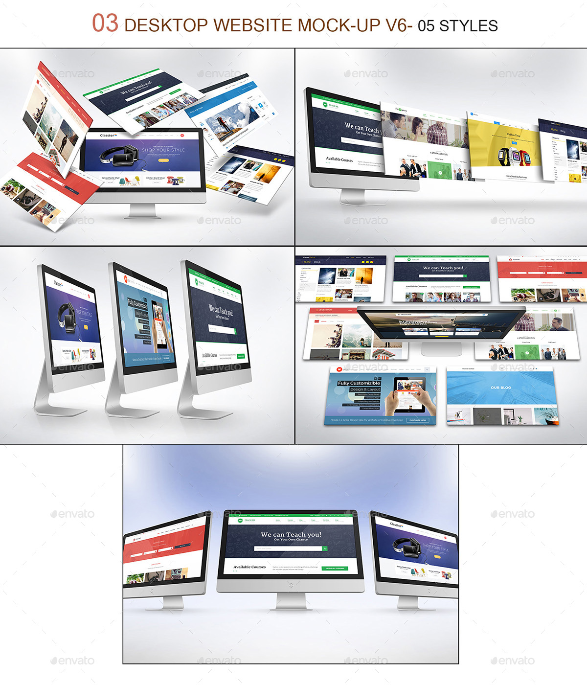 Website Mock-Up Bundle 05, Graphics | GraphicRiver