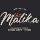 Malika Brush Script Typeface, Fonts | GraphicRiver