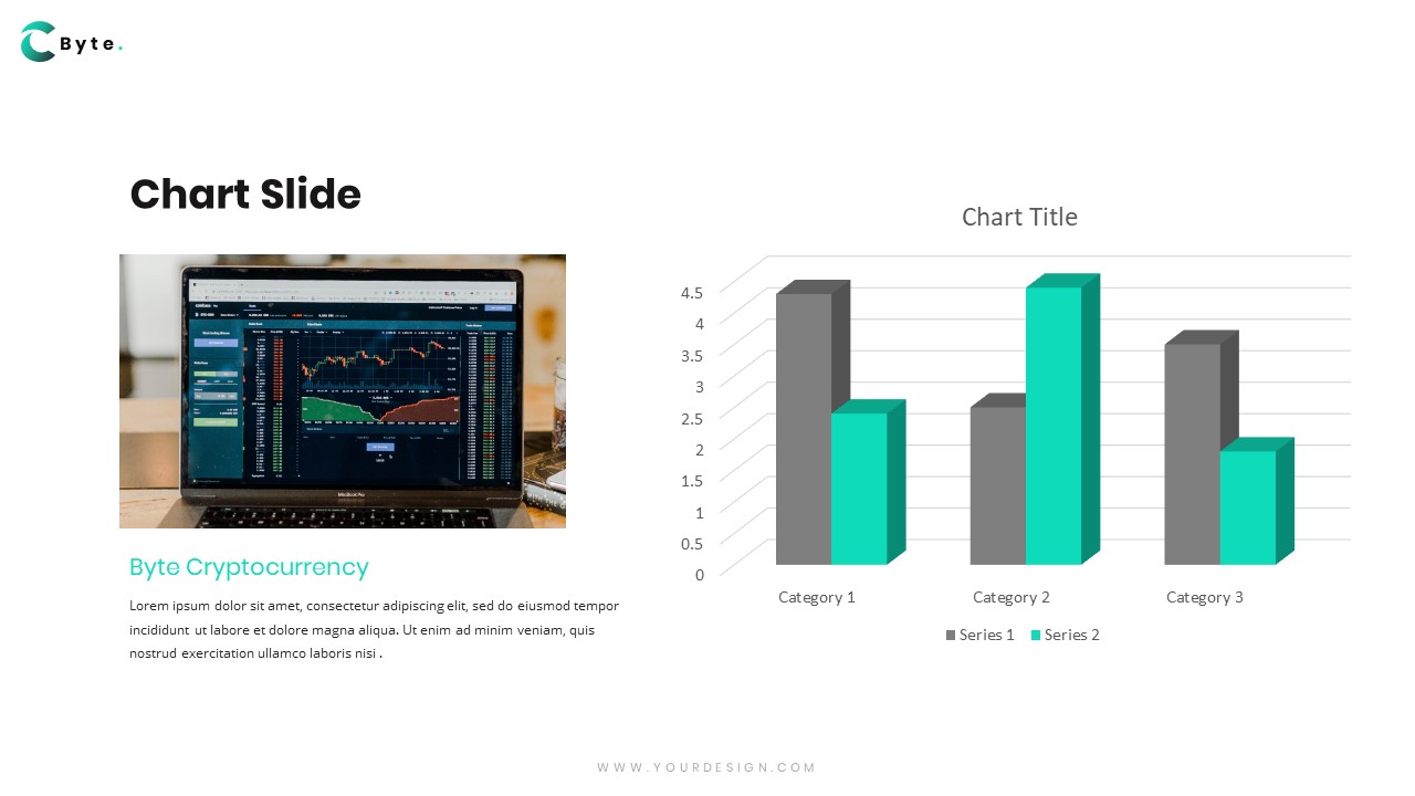 Byte - Cryptocurrency PowerPoint Template, Presentation Templates ...