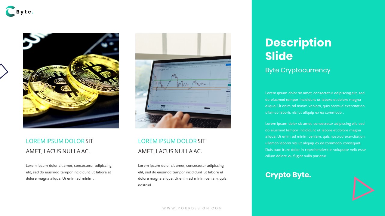 Byte - Cryptocurrency Google Slides Template, Presentation Templates