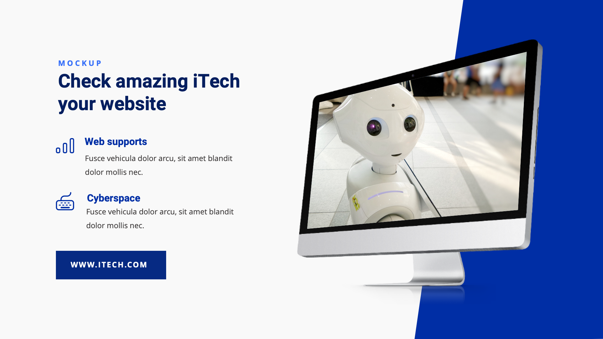 iTech - IT Solutions & Services Keynote Template, Presentation Templates