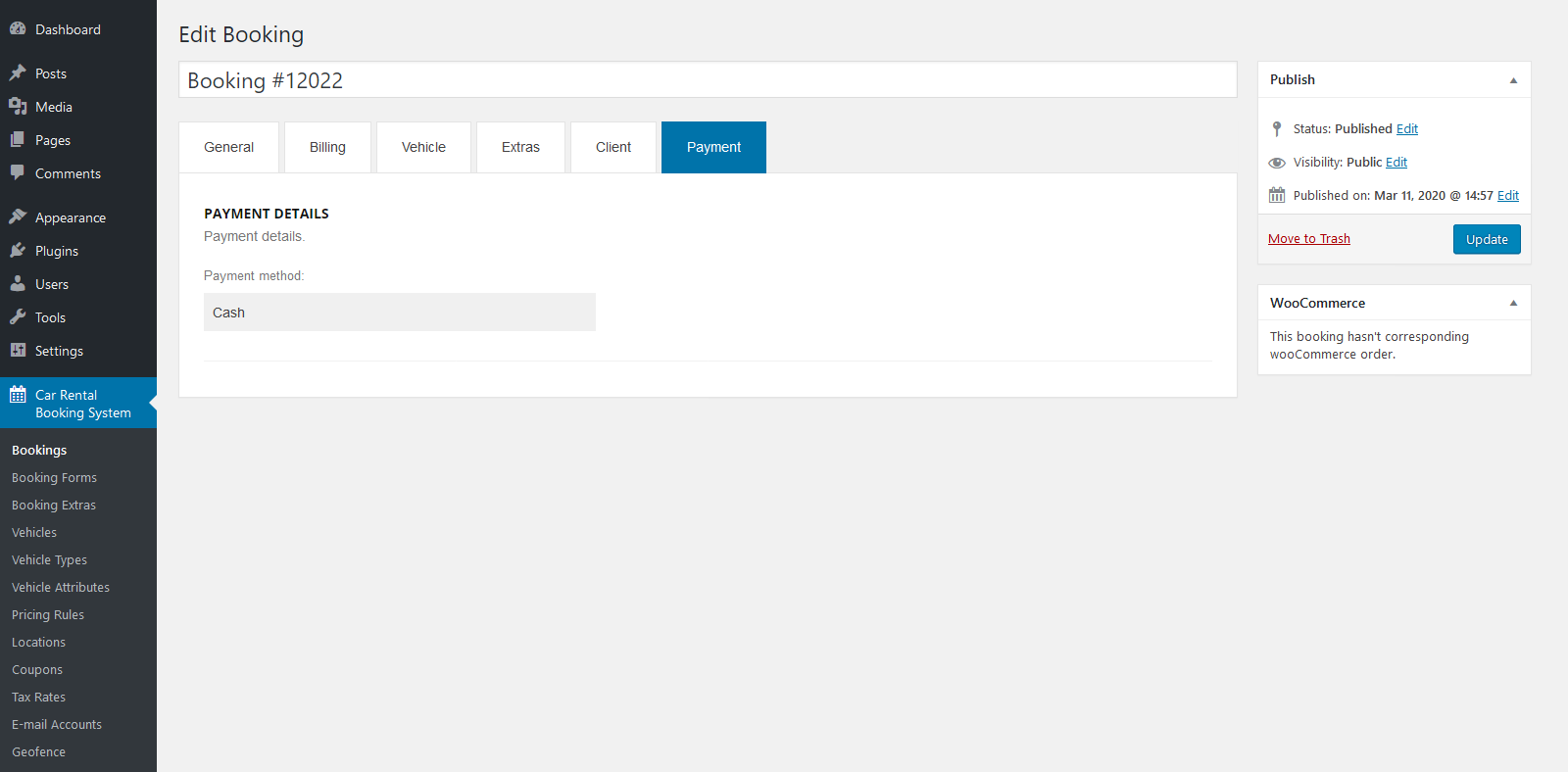 Car Rental Booking System for WordPress by QuanticaLabs | CodeCanyon
