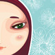 Girl Face Part Close-up, Vectors | GraphicRiver