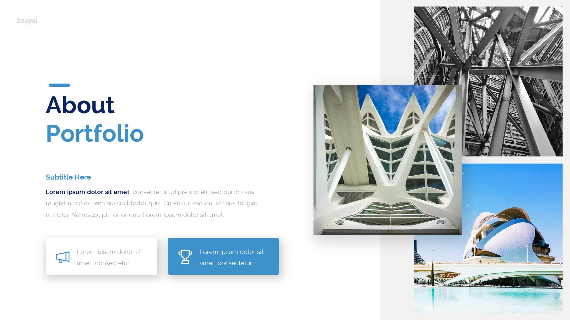 Szayel- Company Profile Powerpoint Templates, Presentation Templates