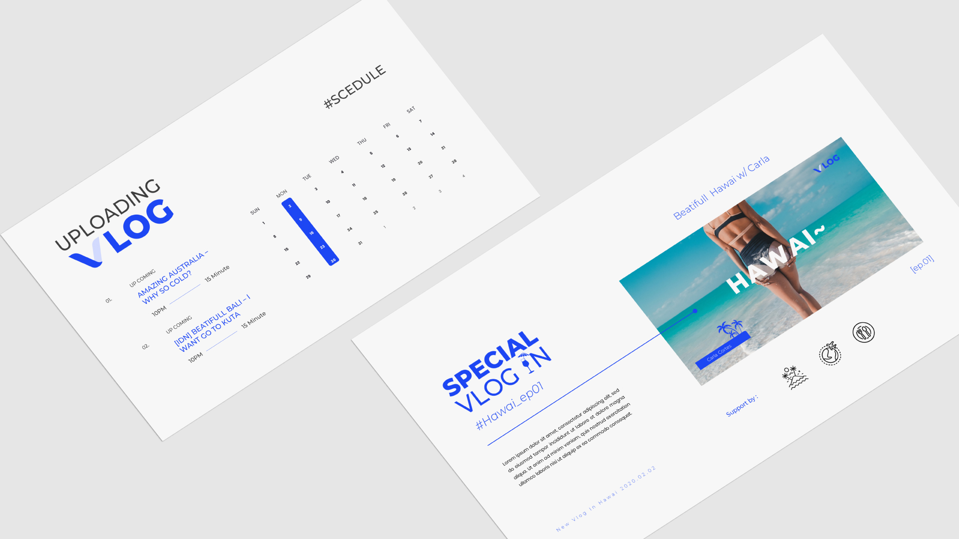 Vlog Presentation Template, Presentation Templates | GraphicRiver