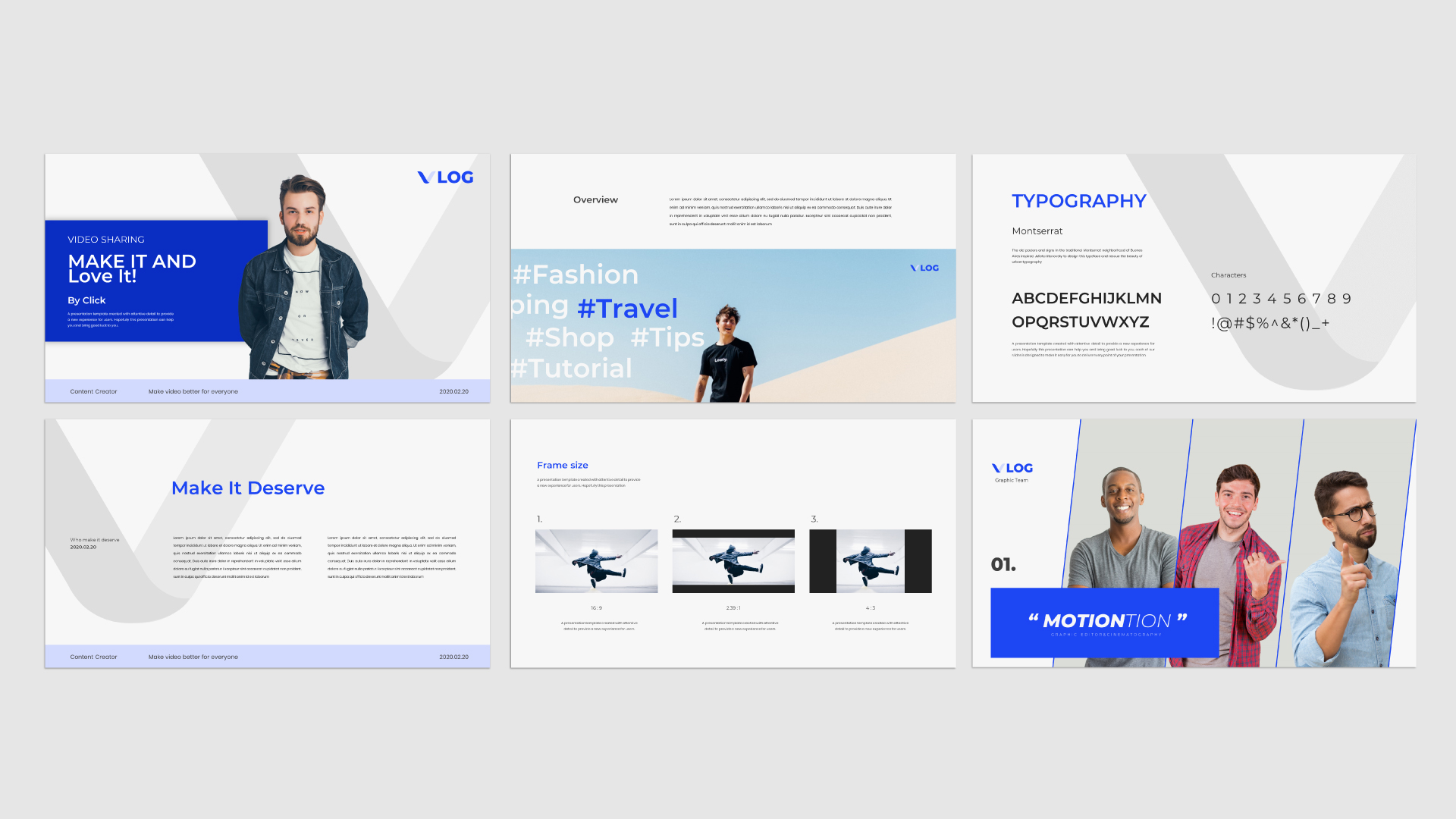 Vlog Presentation Template, Presentation Templates | GraphicRiver
