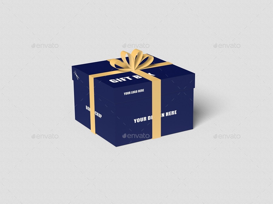 Gift Box Mock-Up, Graphics | GraphicRiver