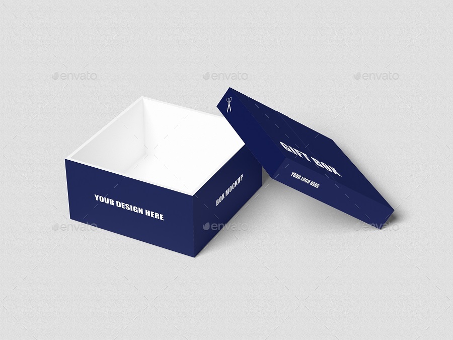 Gift Box Mock-Up, Graphics | GraphicRiver