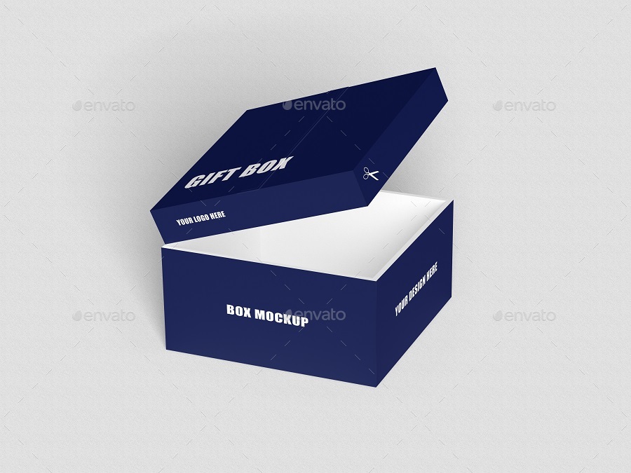Gift Box Mock-Up, Graphics | GraphicRiver