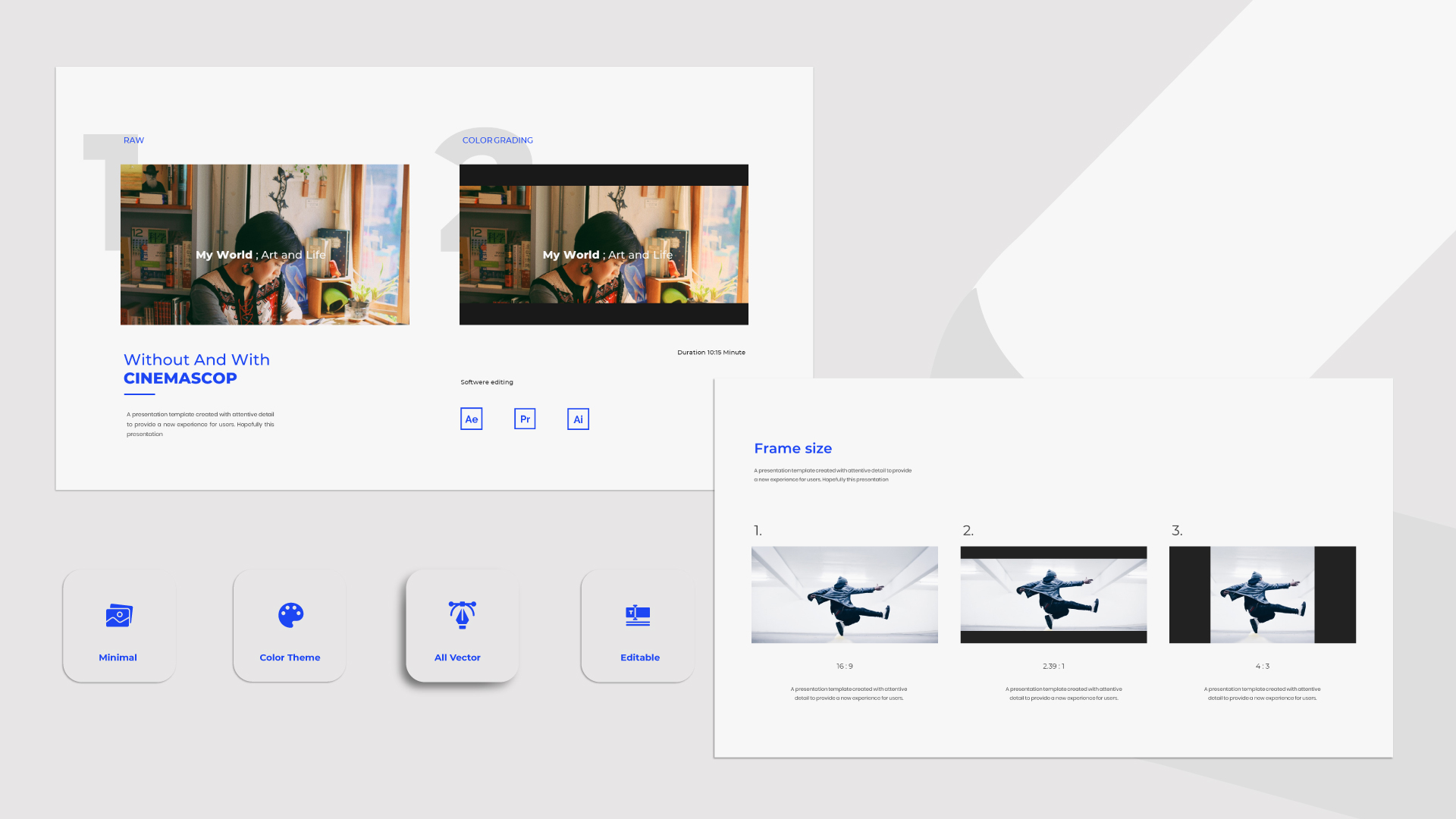 Vlog - Branding Google Slide Template, Presentation Templates ...