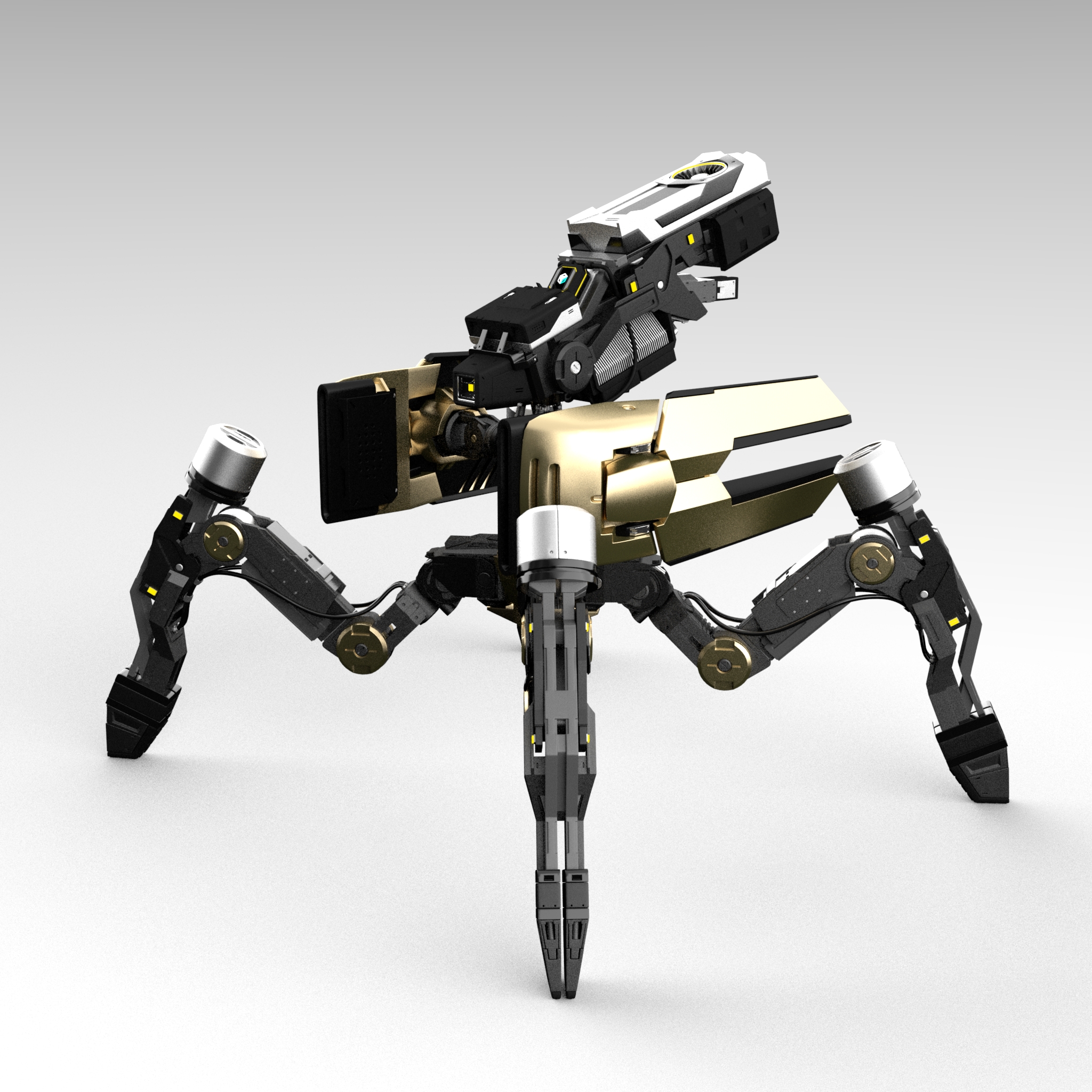 Quadbot 212F by Fwcolbert3D2 | 3DOcean