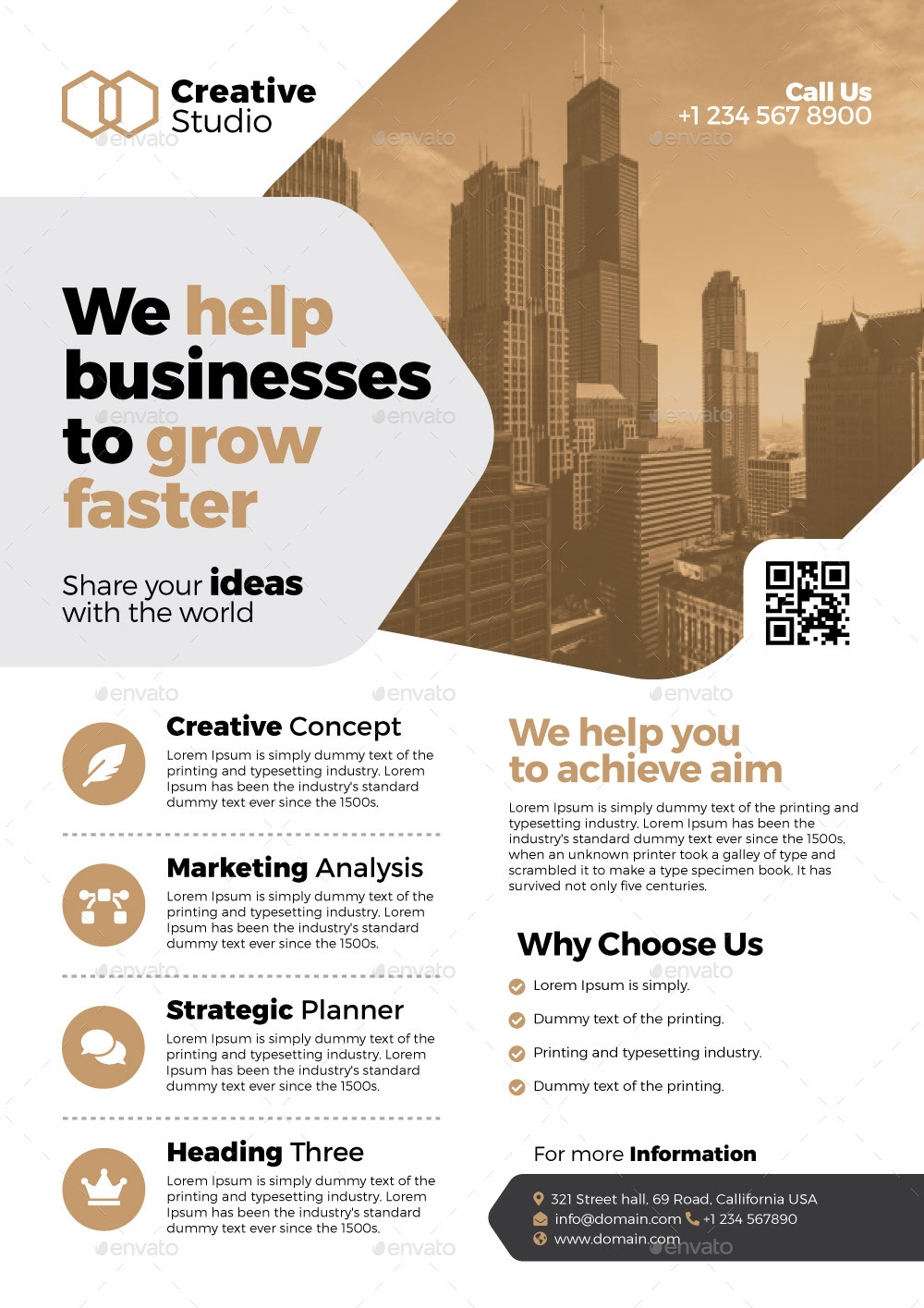 Flyer Design Template, Print Templates | GraphicRiver