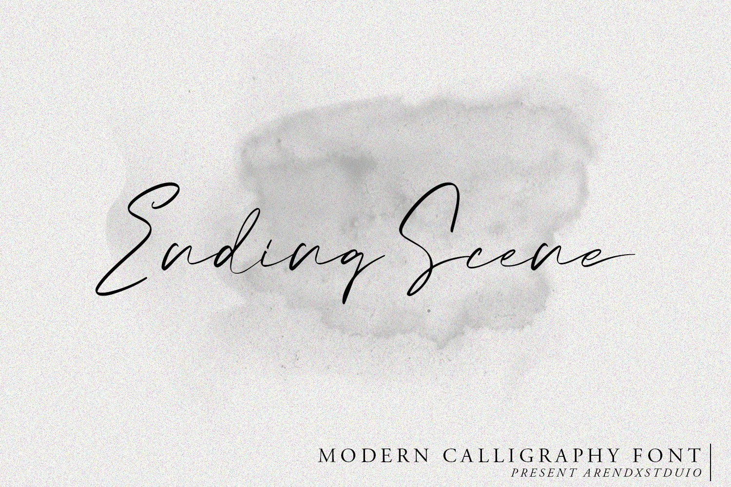 Ending Scene Calligraphy Font, Fonts | GraphicRiver