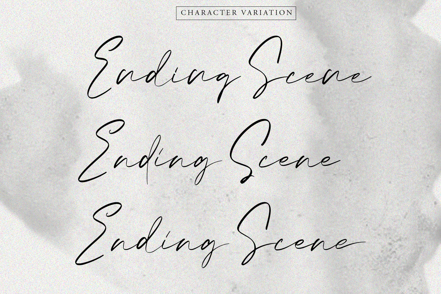 Ending Scene Calligraphy Font, Fonts | GraphicRiver