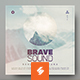 Brave Sound vol.2 - Music Album Cover Artwork Template, Web Elements