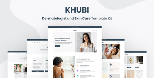 Khubi - Dermatologist & Skin Care Template Kit by energeticthemes ...