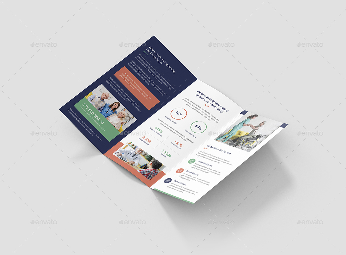 Senior Care – Brochures Bundle Print Templates 8 in 1, Print Templates