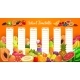 School Timetable Tropical Fruits, Vectors | GraphicRiver