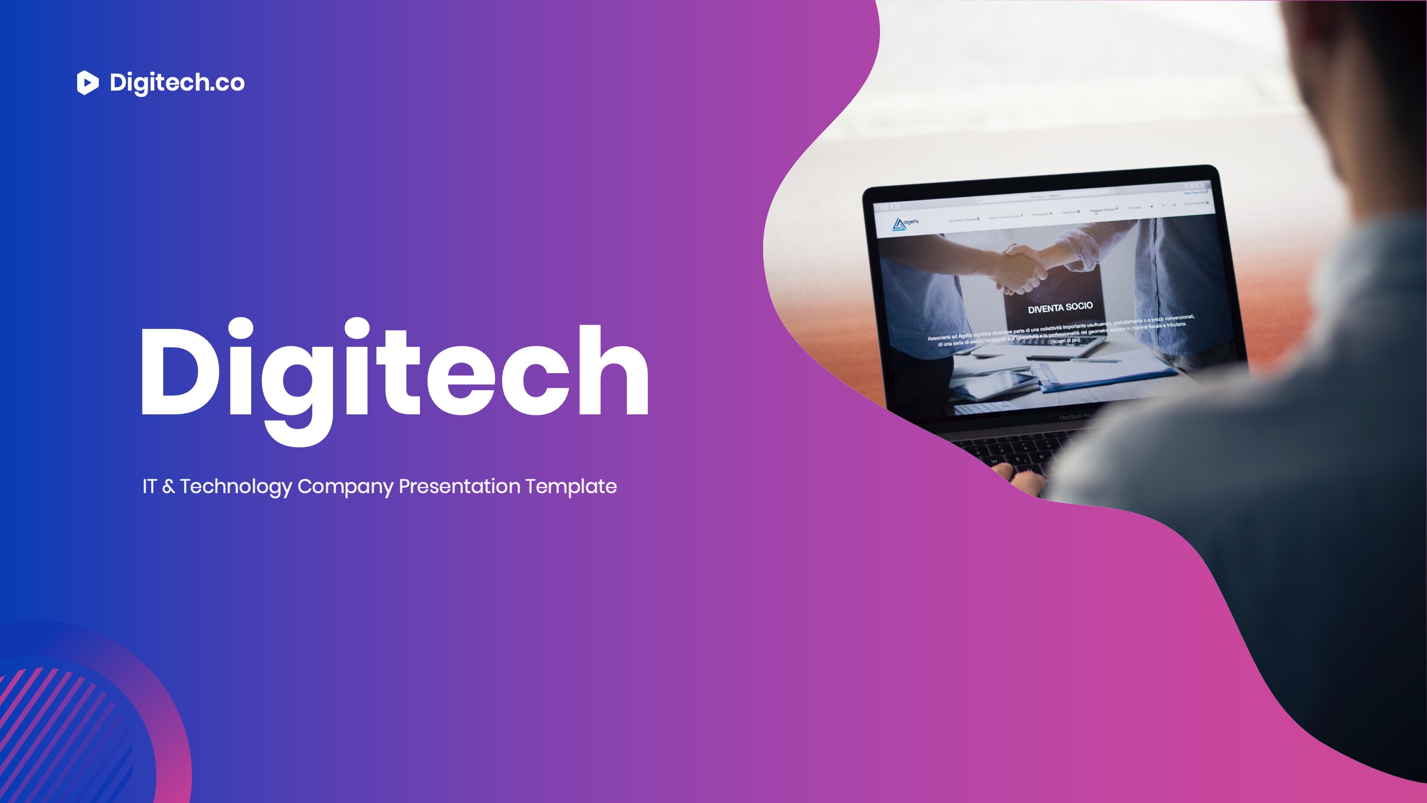 IT & Technology Company Powerpoint Presentation Template, Presentation ...