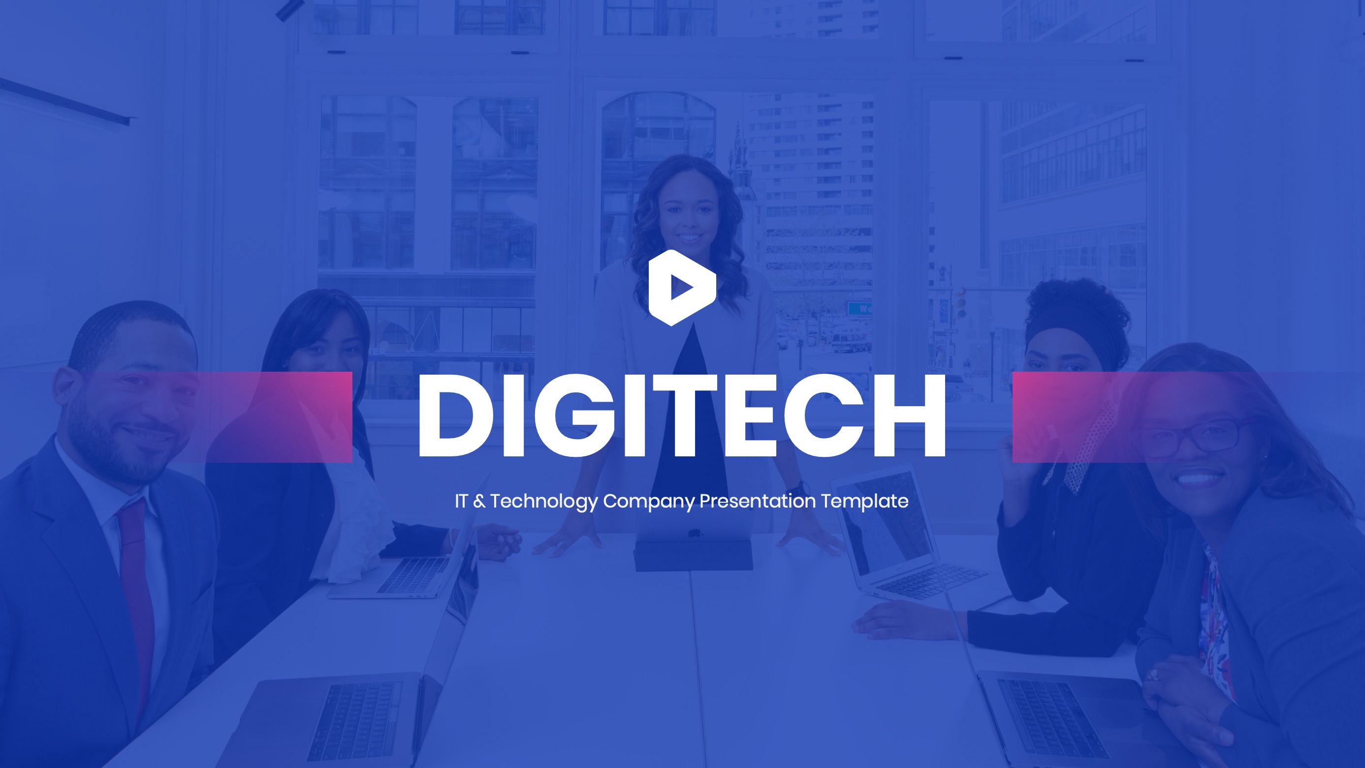 IT & Technology Company Powerpoint Presentation Template, Presentation ...