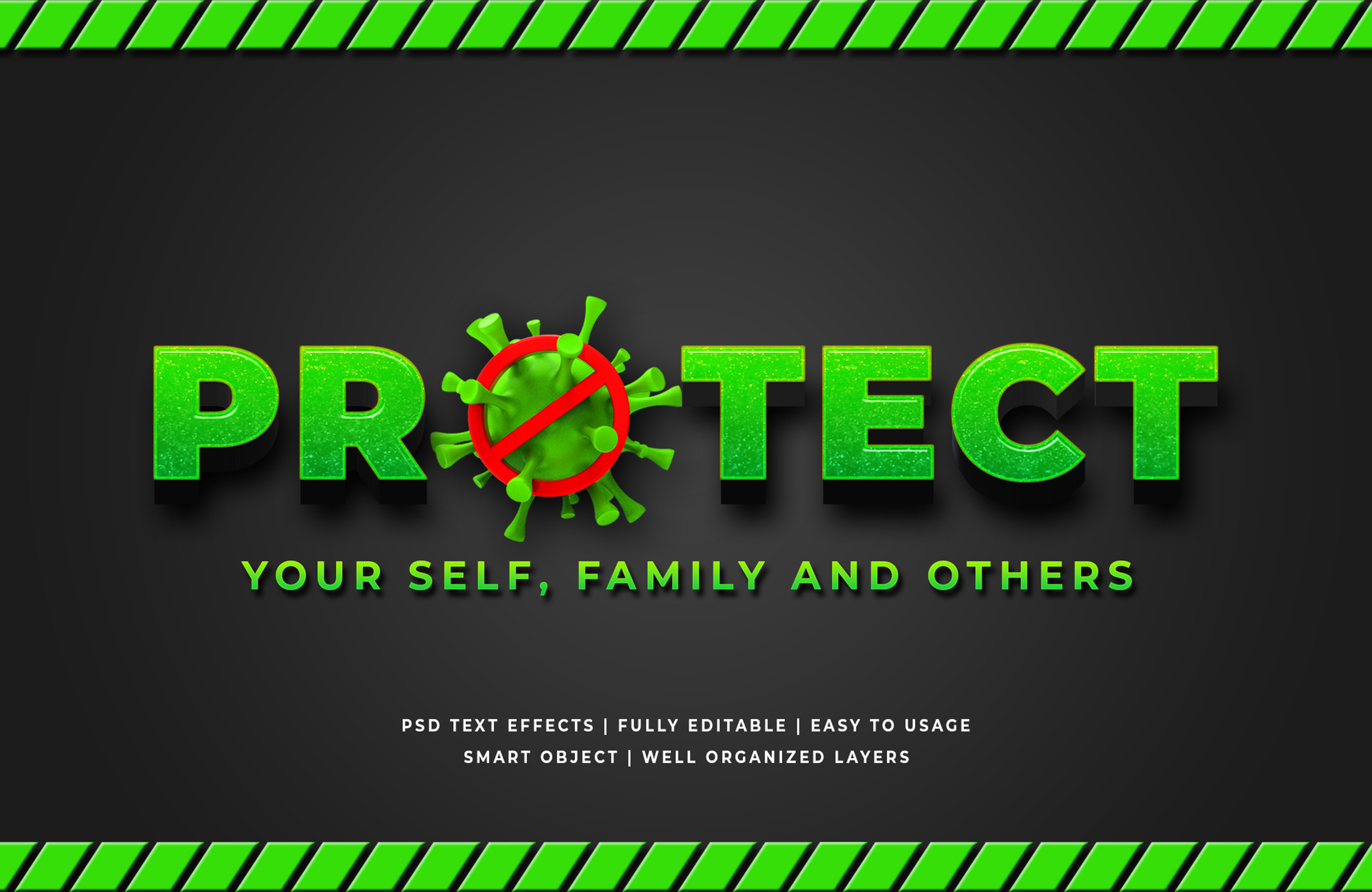 Corona 3d Text Style Effect Mockup, Add-ons | GraphicRiver