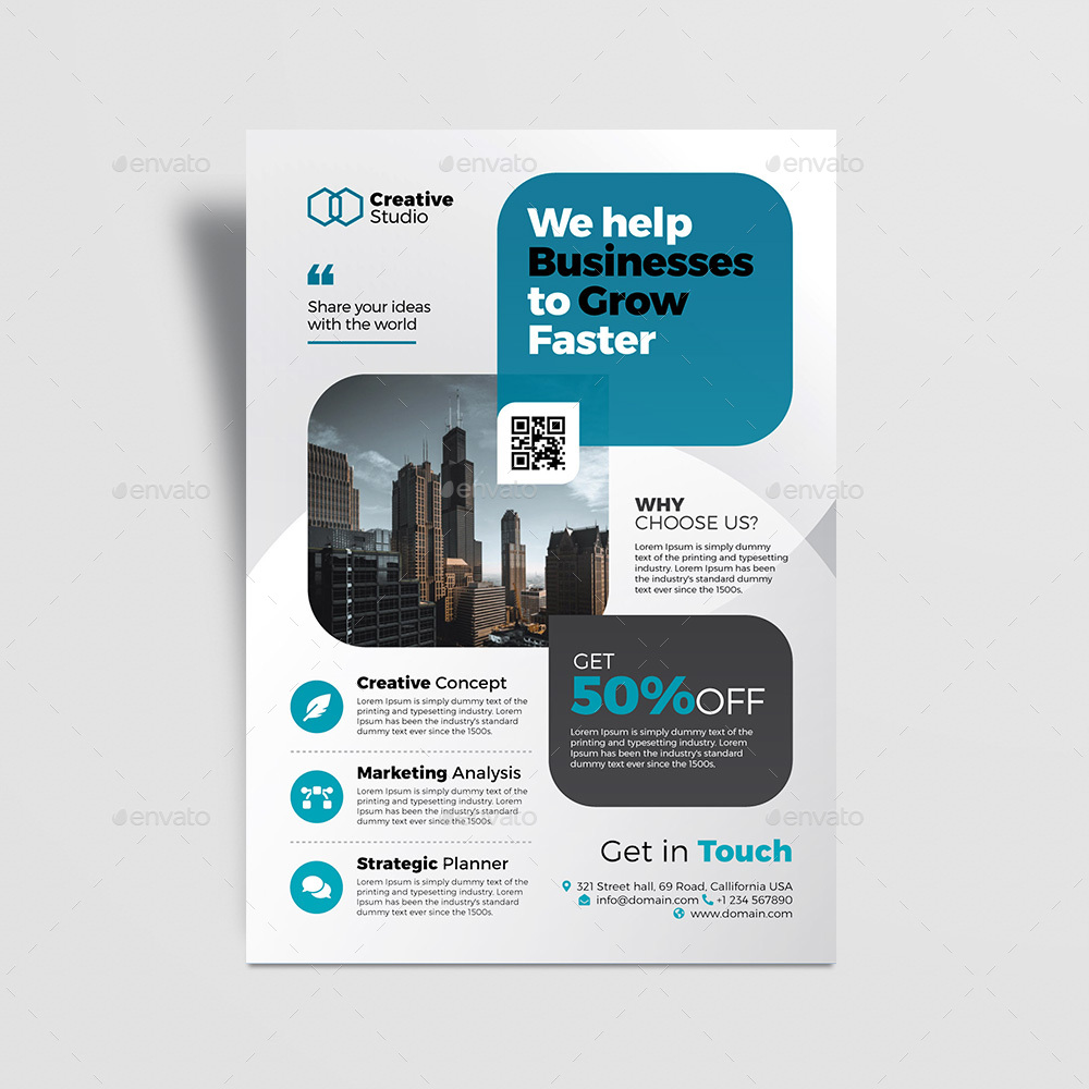 Flyer Template, Print Templates | GraphicRiver