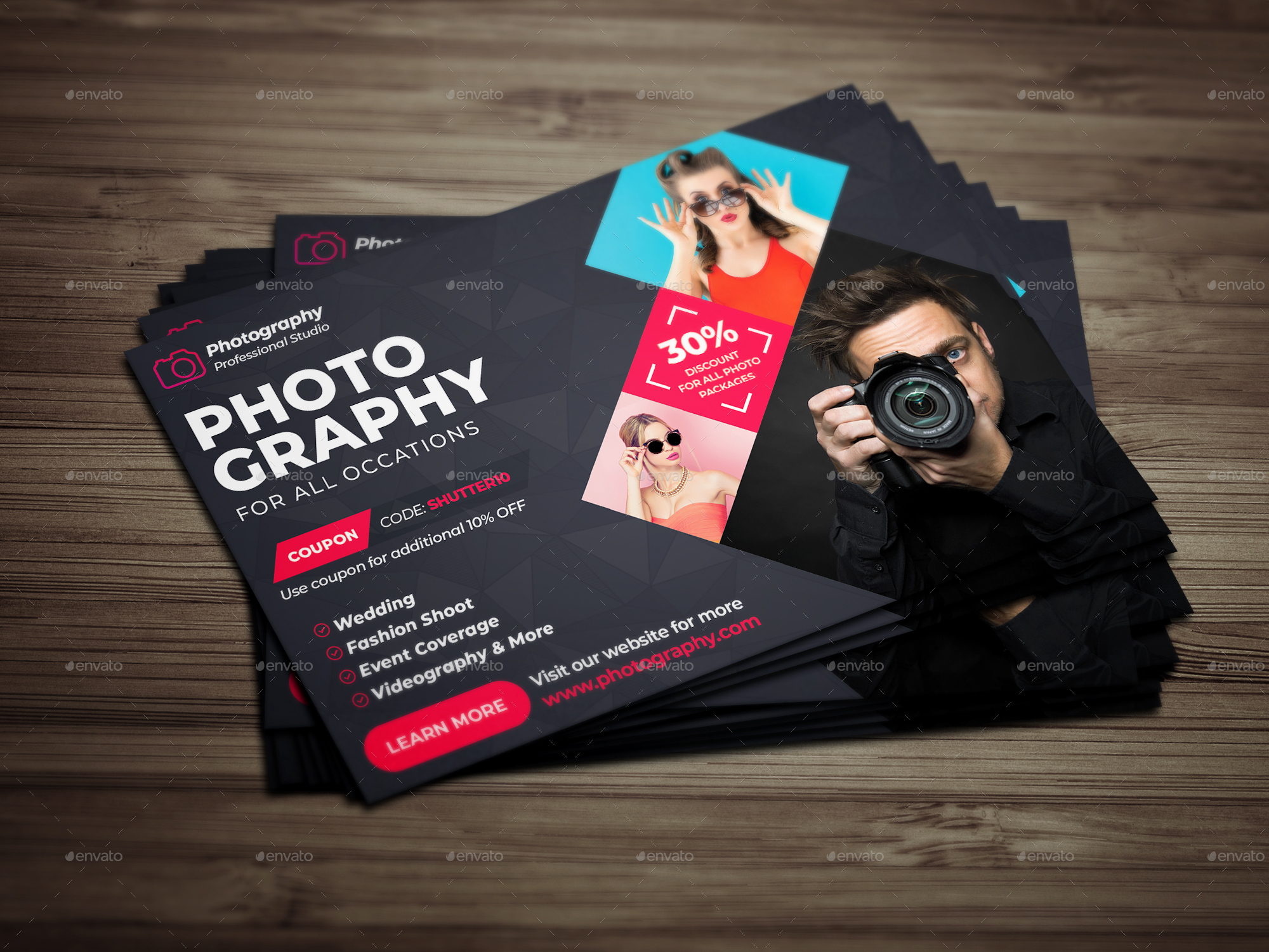 Photography Postcard, Print Templates | GraphicRiver