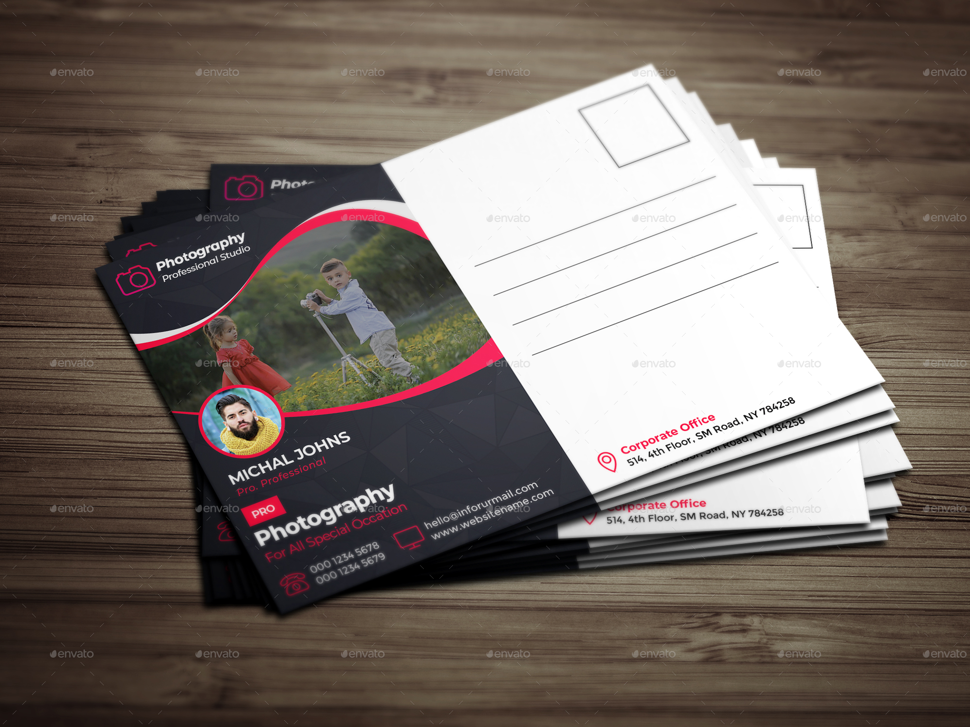 Photography Postcard, Print Templates | GraphicRiver